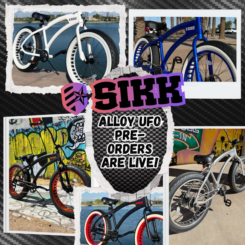 SIKK Bicycles | Quality Fat Tire Beach Cruisers – SIKK BICYCLES