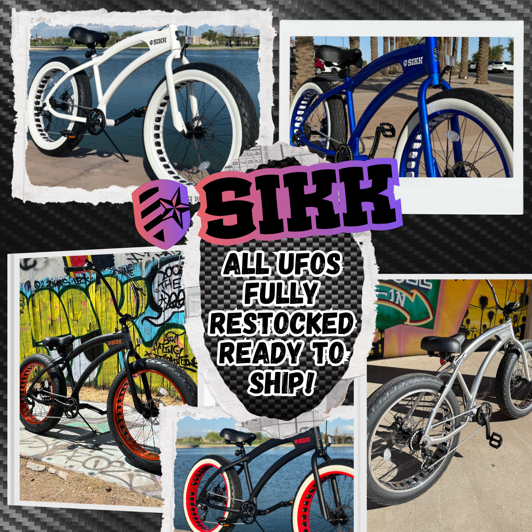 SIKK Bicycles | Quality Fat Tire Beach Cruisers – SIKK BICYCLES