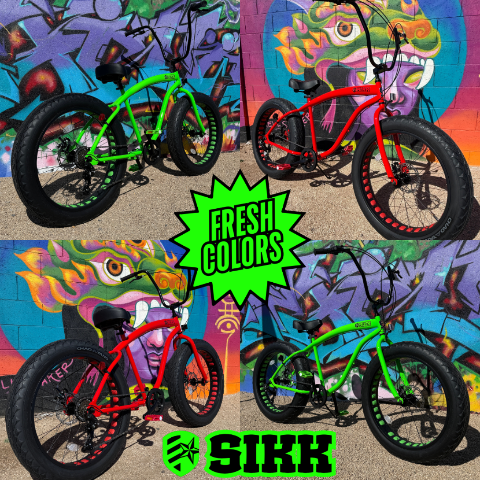 SIKK Bicycles | Quality Fat Tire Beach Cruisers – SIKK BICYCLES