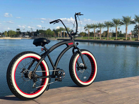 UFO SS 7 Speed Fat Tire Cruisers | Aluminum Frame Bikes – SIKK BICYCLES