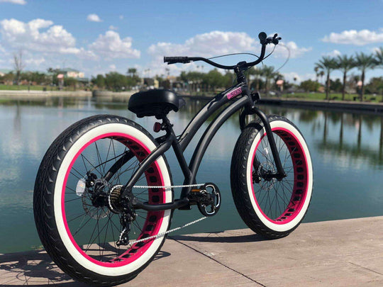 UFO SS 7 Speed Fat Tire Cruisers | Aluminum Frame Bikes – SIKK BICYCLES